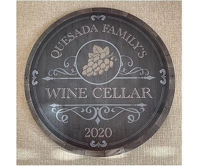 Personalized Wine Cellar Sign