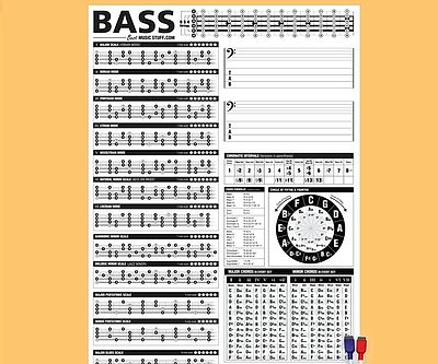 Interactive Bass Guitar Theory Chart