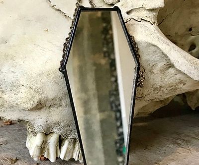 Gothic Coffin Mirror
