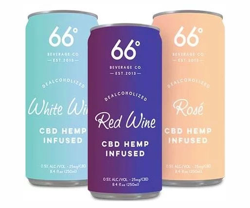 66° Dealcoholized CBD Wine