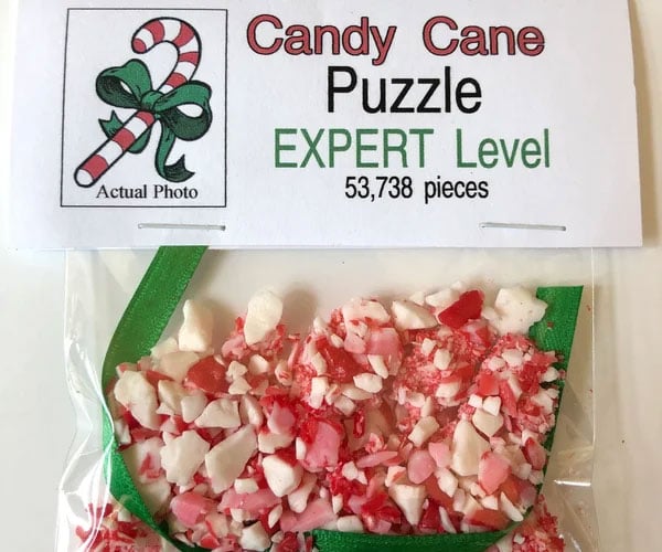 Expert Level Candy Cane Puzzle