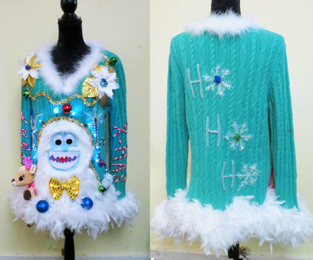 Abominable Snowman Ugly Sweater
