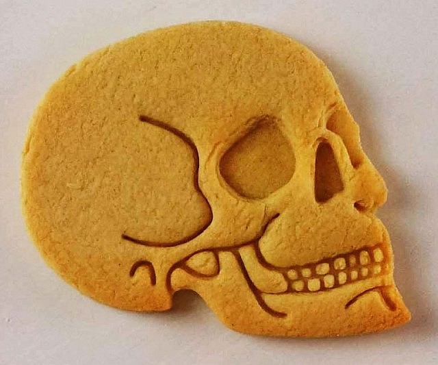 Anatomical Human Skull Cookie Cutter