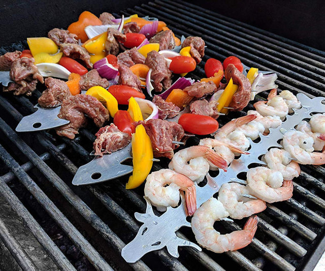Animal Shaped Horizontal BBQ Skewers
