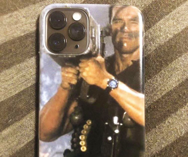 Arnold Commando Bazooka iPhone Case