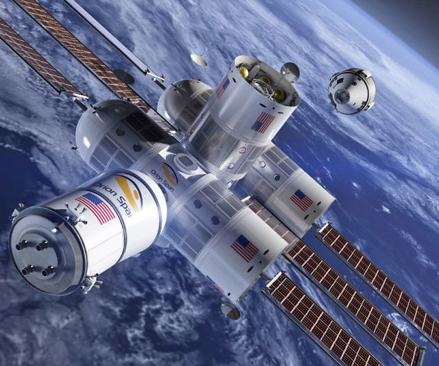 Aurora Space Station Hotel