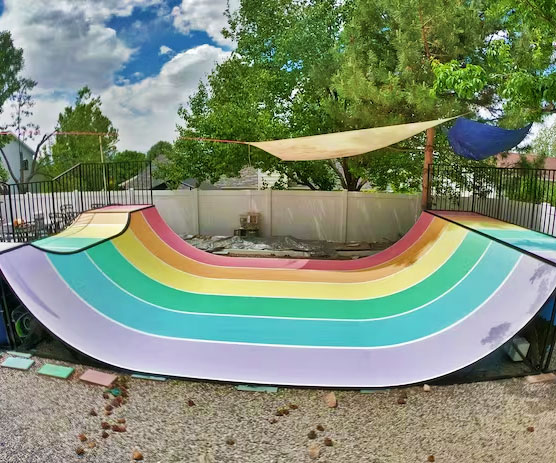 Backyard Rainbow Mini Ramp