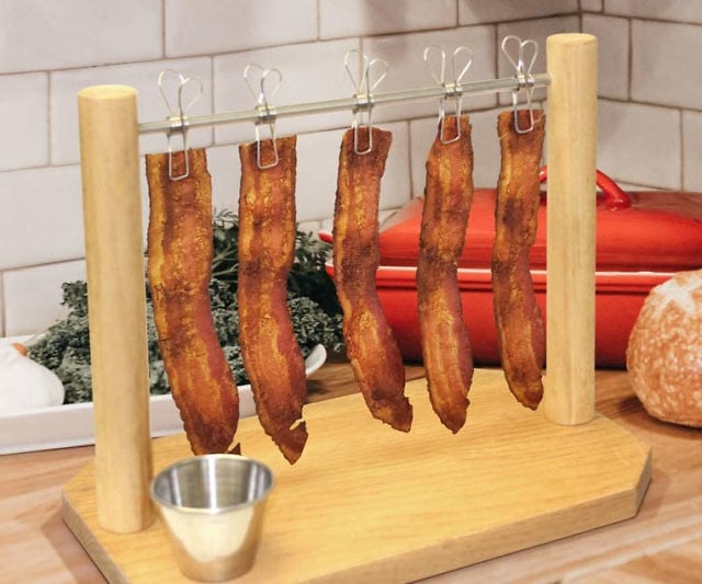 Clothesline Bacon Holder at James Madrigal blog