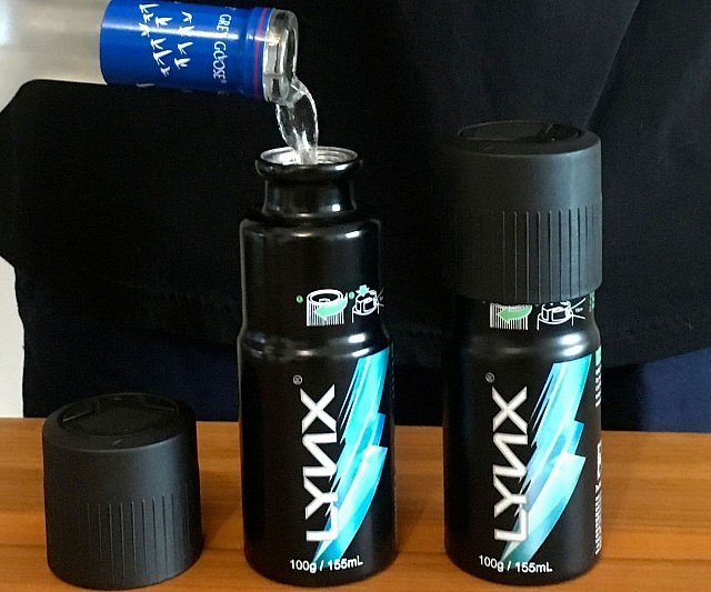 Body Spray Cannister Flask