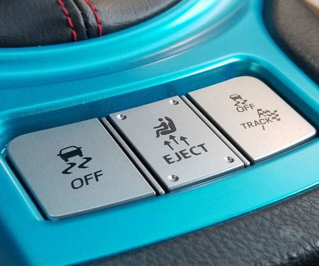 Car Eject Button Sticker