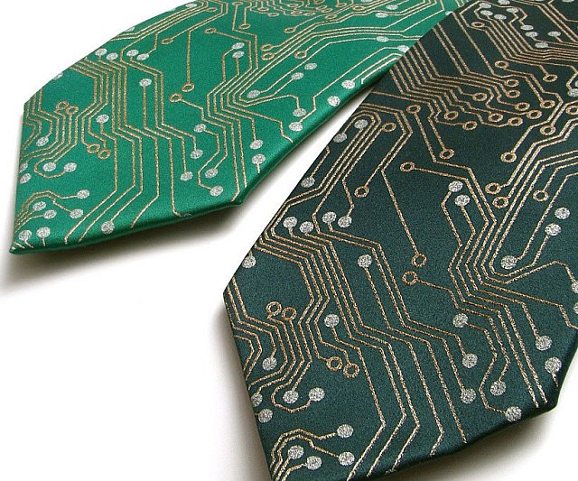 Computer Circuit Board Tie