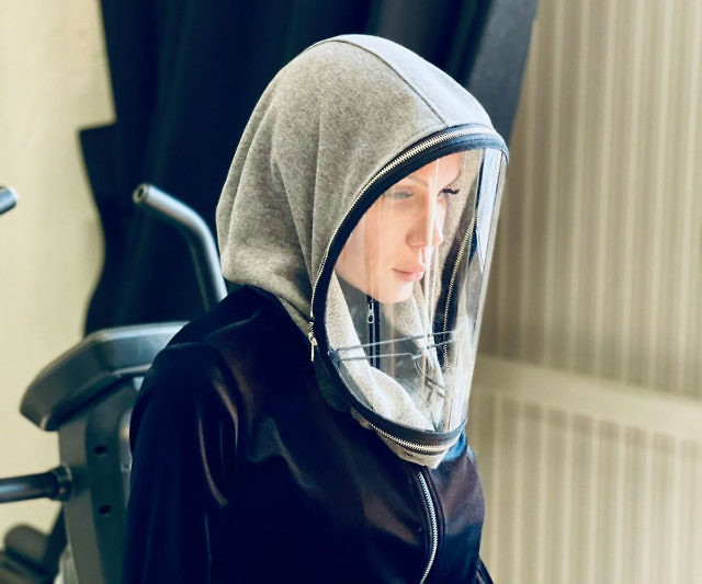 Closed Hooded Face Shield