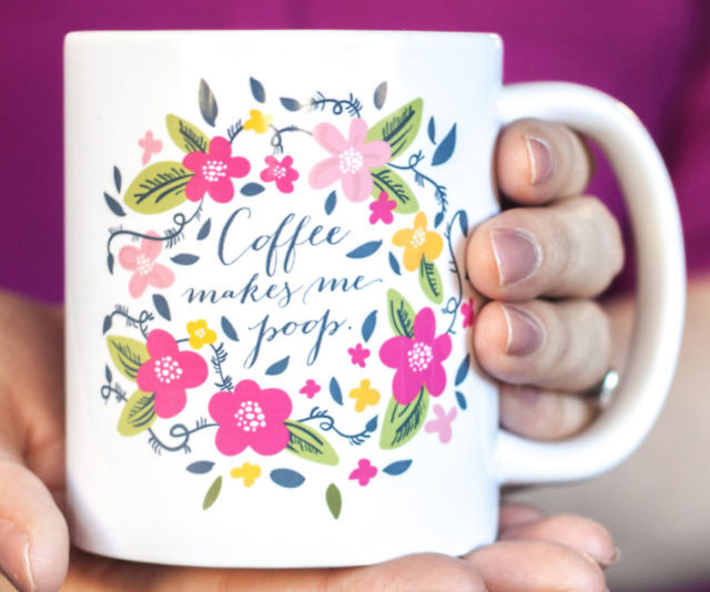 Coffee Makes Me Poop Mug