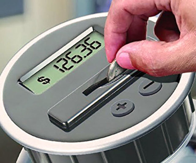 Digital Coin Counting Money Jar