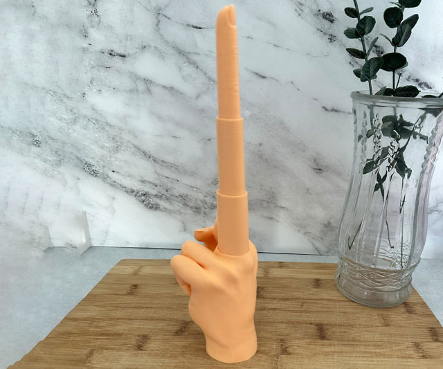 Collapsible Middle Finger