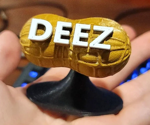 Deez Nuts Desk Statue