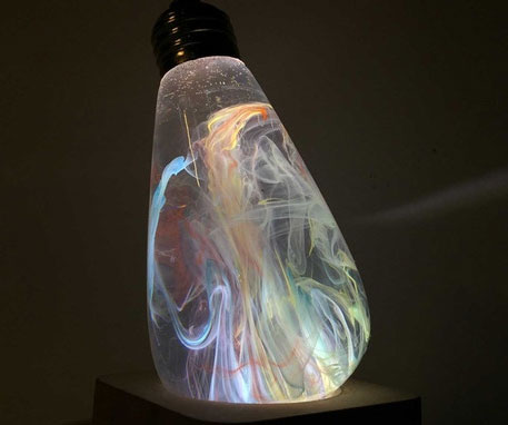 Abstract Artwork Light Bulbs