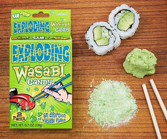 Exploding Wasabi Candy