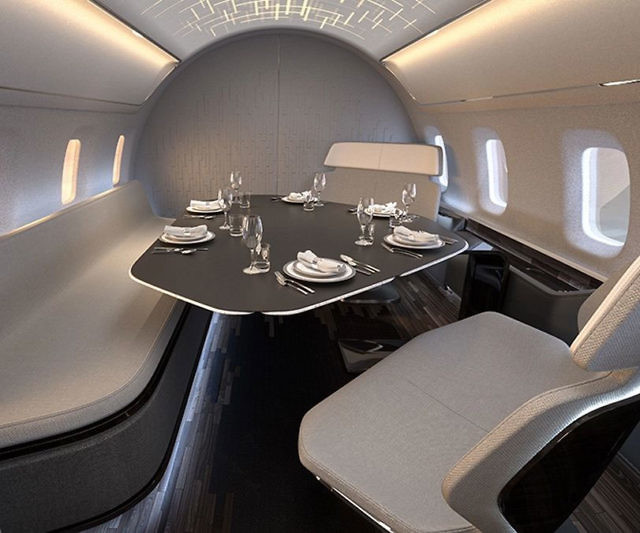 F/List Shapeshifter Jet Interior Concept