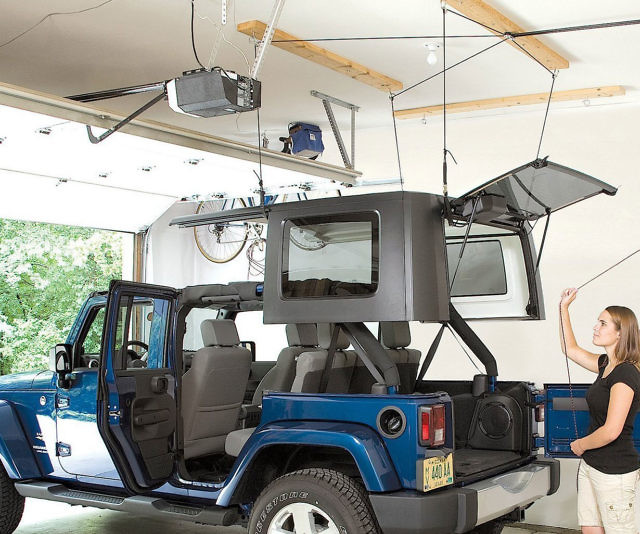 Four Point Single Rope Storage System