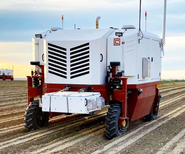 Laser Shooting Robotic Farming Tractor