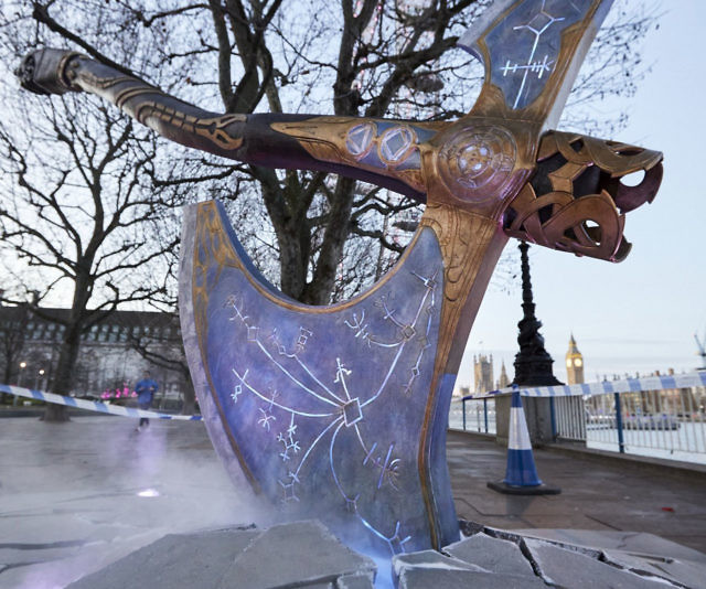 Gigantic God Of War Axe