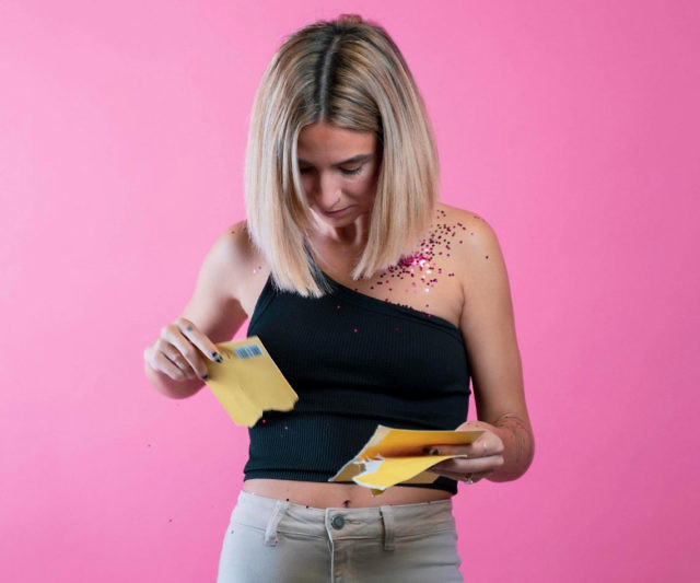 Glitter Filled Prank Singing Birthday Cards