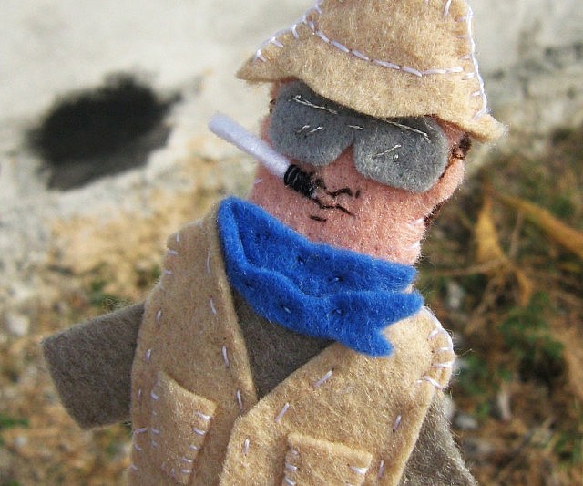 Hunter S. Thompson Finger Puppet