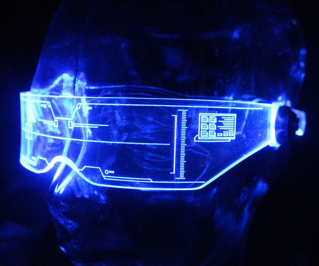 Illuminated Cyberpunk Visor