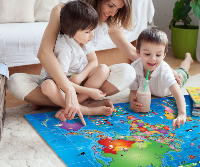 Kids Interactive World Map