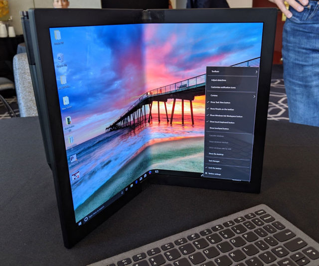 The World’s First Folding Laptop
