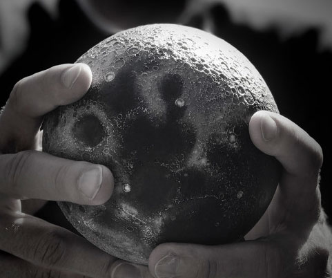 Ultra Realistic 3D Printed Moon Model
