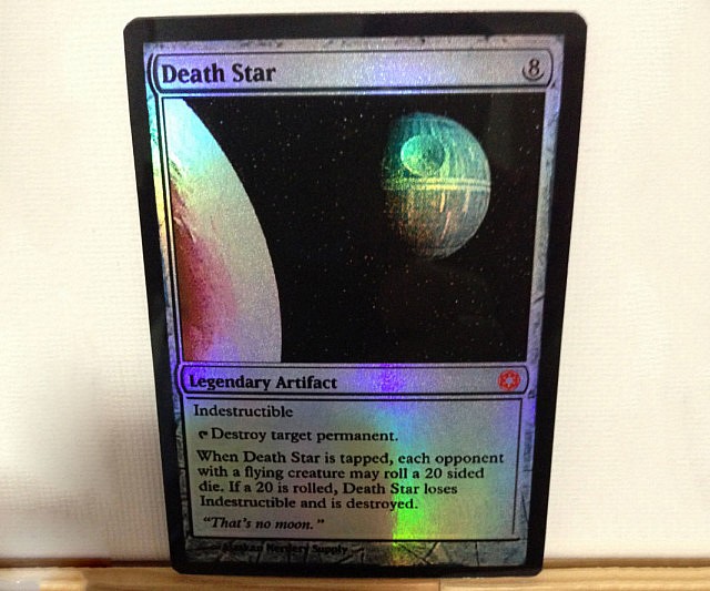 Magic The Gathering Death Star Card