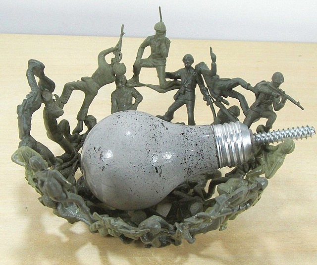 Melted Army Men Bowl