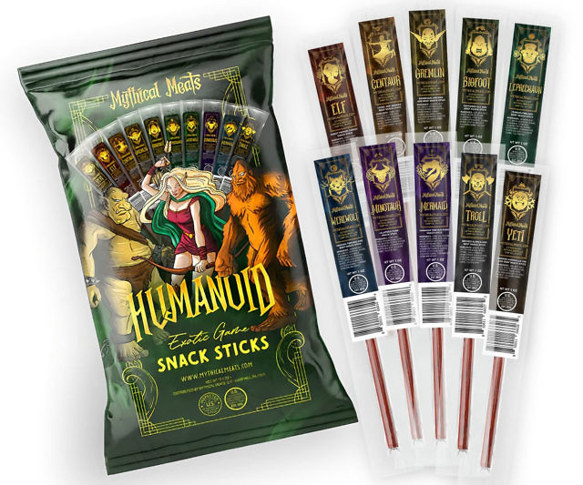 Mythical Meats Humanoid Snack Sticks