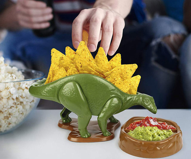 Nachosaurus Dip And Snack Dish Set