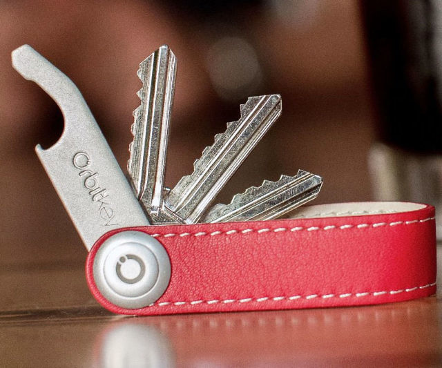 Orbitkey Leather Keychain