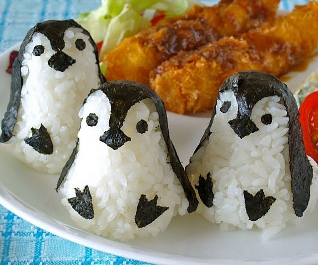 Penguin Rice Mold