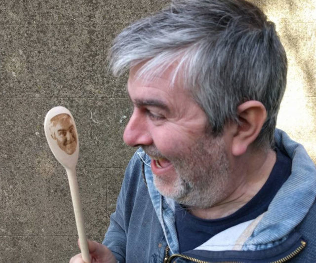 Personalized Face On A Spoon