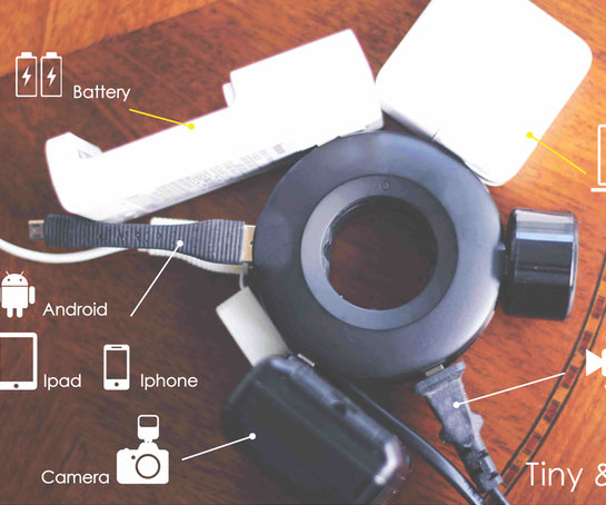 Doughnut Sized Portable Power Strip