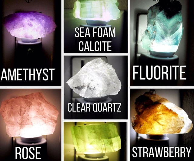 Quartz Crystal Night Light