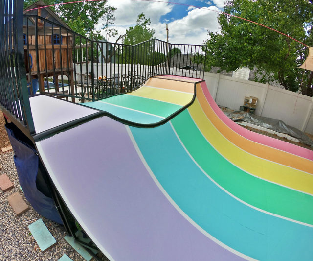 Backyard Rainbow Mini Ramp
