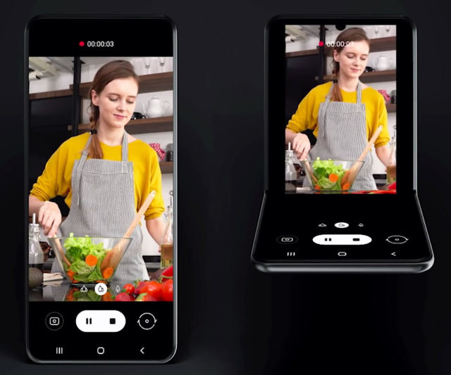 Samsung Clamshell Folding Screen Phone