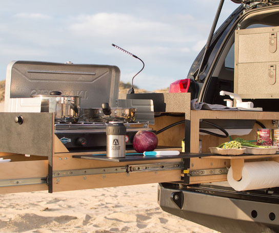 Self-Contained Automobile Kitchen