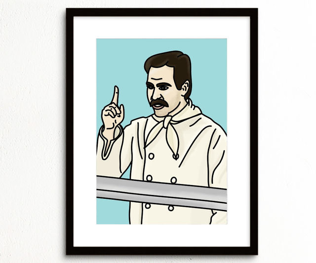 Soup Nazi Print Wall Art