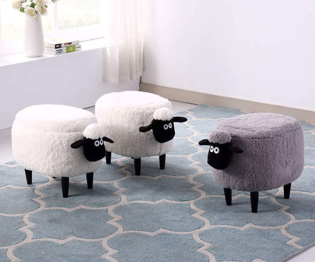 Sheep Storage Ottoman