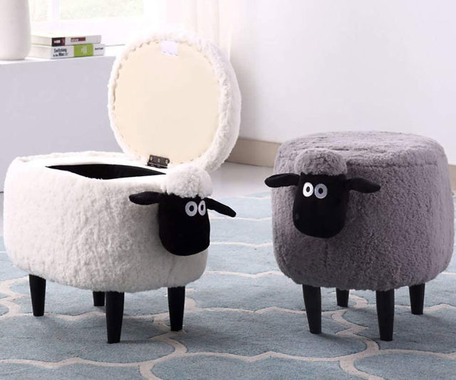 Sheep Storage Ottoman