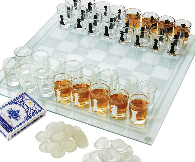 Shotglass Chess Game