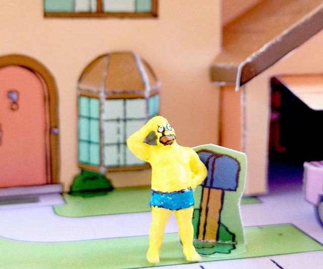The Simpsons Paper House