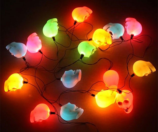 Skull String Lights